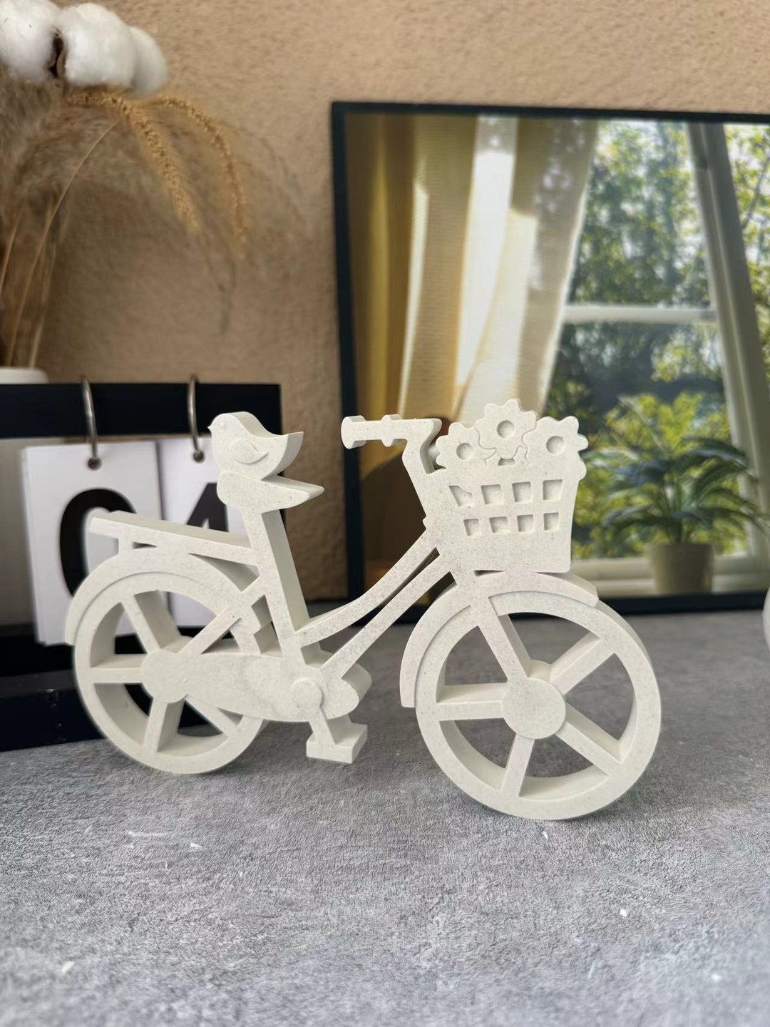 Bike Silicone Mold-bicycle Mold-cute Bike Plaster/concrete Mold-home ...