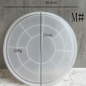 Large ROUND Tray MOLD-L/M/S Round Tray Molds-dish Plate Molds Concrete ...