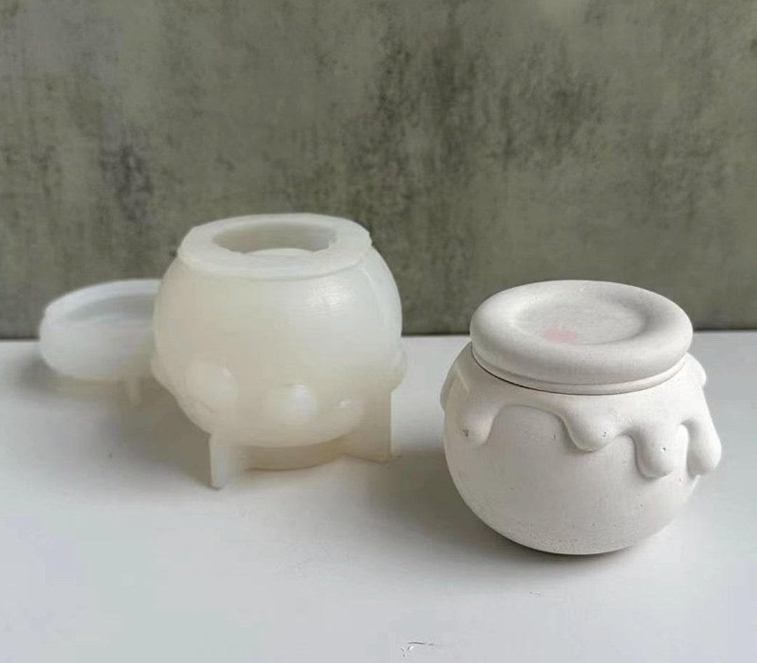 Cylinder Jar Moldround Storage Jar Mold for Resin Home Decor, DIY Resin ...