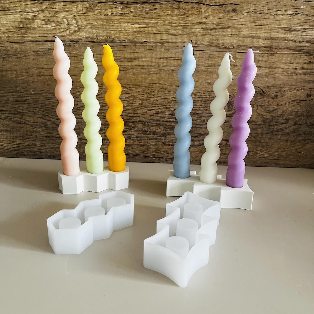 Advent Candle Holder Silicone Mold: Christmas Decoration, 3 X 2.2cm ...