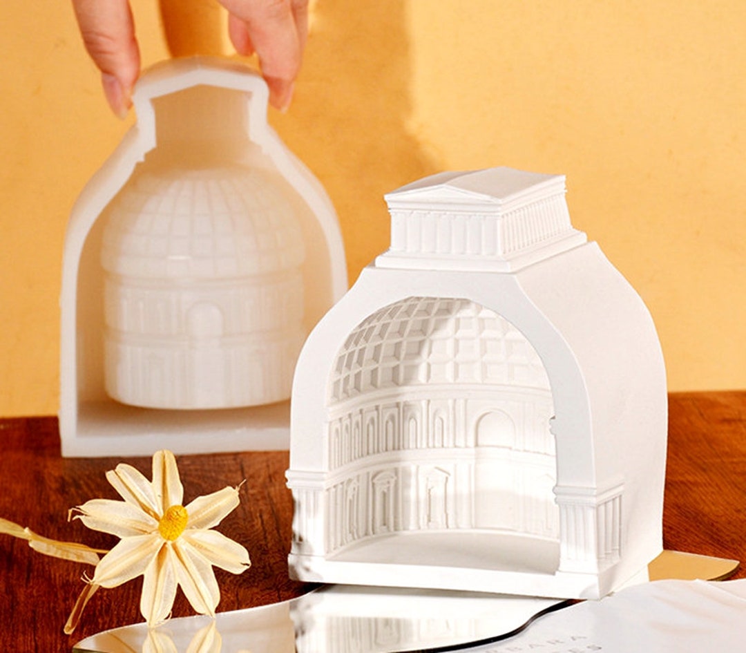 Roman Palace Silicone Mold ,DIY Solid Plaster Aromatherapy Creative ...