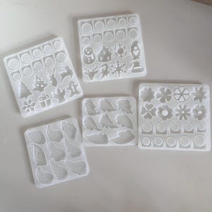 Cute Ring Silicone Mold,circular Ring Resin Mold,flat Ring Mold ...