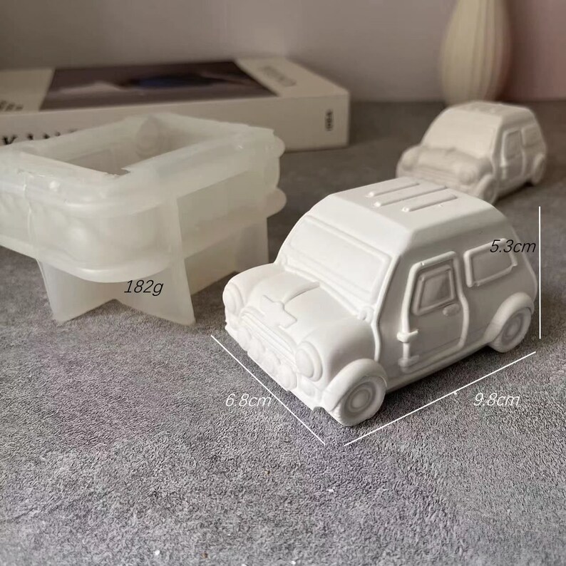 Car Silicone Mold , Cute Car Aroma Gypsum Mold , Car Aroma Mold, Candle ...