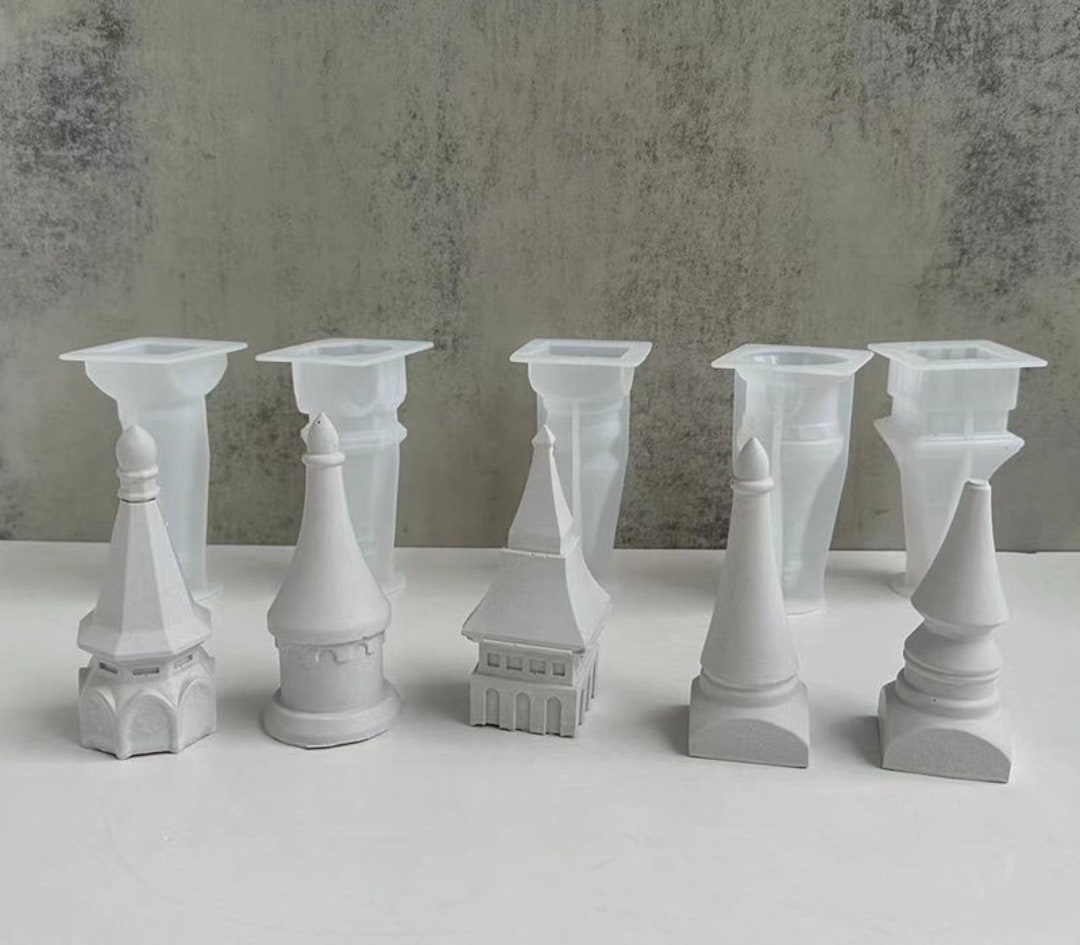 Mini Castle Mold,diy Crystal Epoxy Resin Mold,small House Silicone Mold ...