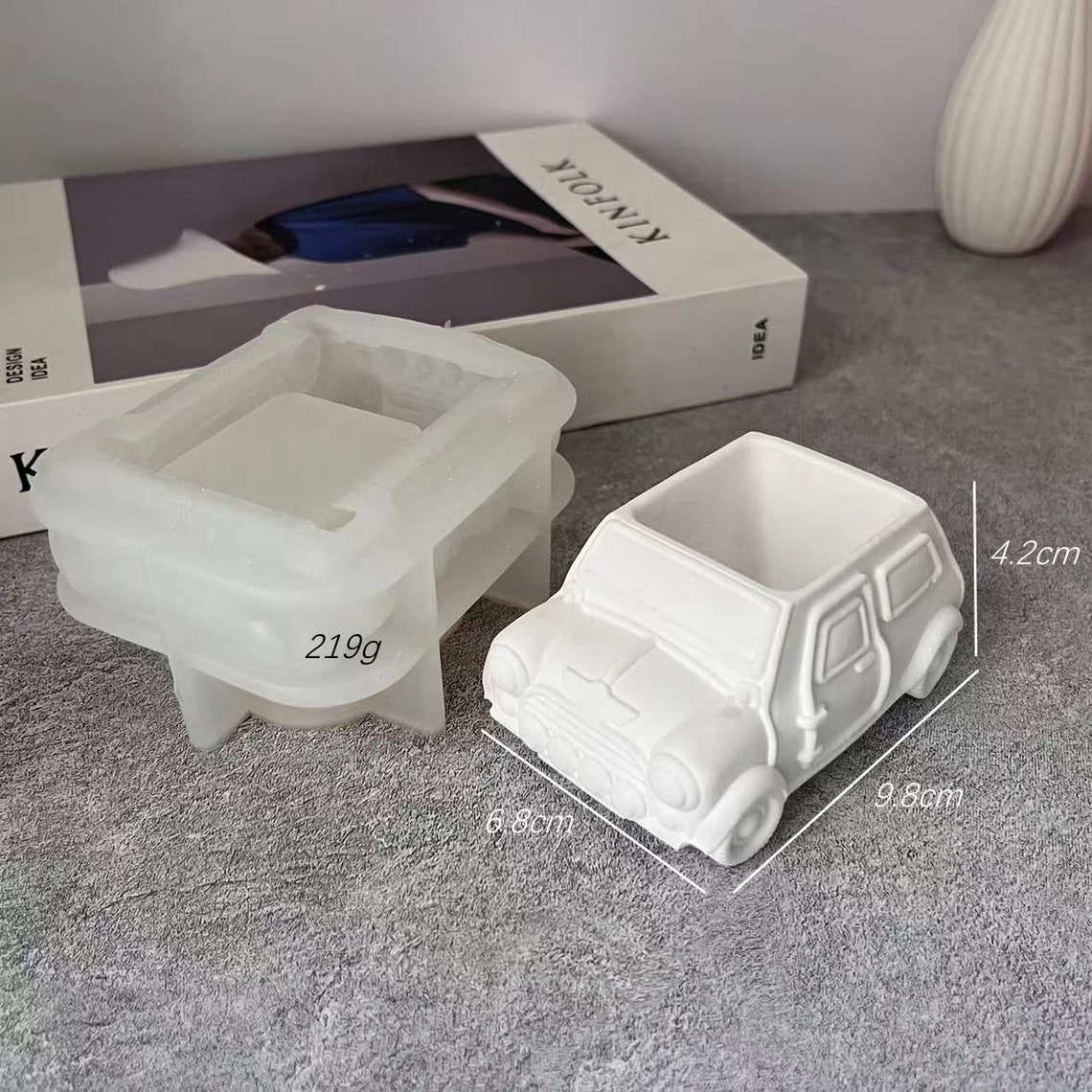 Car Silicone Mold , Cute Car Aroma Gypsum Mold , Car Aroma Mold, Candle ...