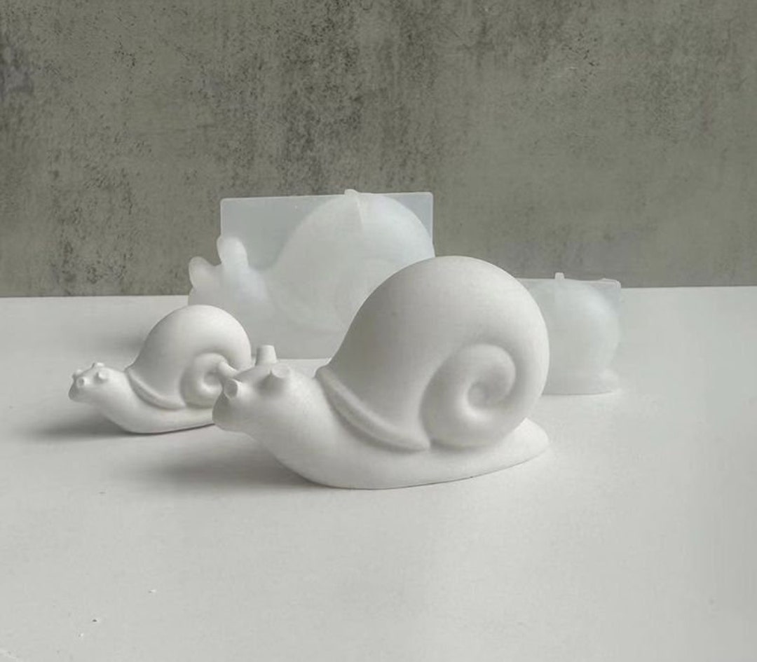 Snail Silicone Mould, Snail Pot Mold, Snail Home Decoration Mould Soap ...