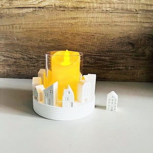 Small House Mold，mini Houses Silicone Molds Set,village House,light ...