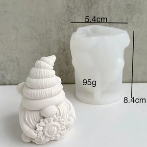 Christmas Gnome Silicone Mold-lovely Gnome Candle Mold-gnome Chocolate ...