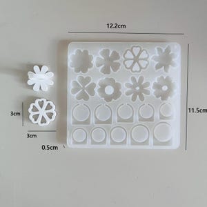 Cute Ring Silicone Mold,circular Ring Resin Mold,flat Ring Mold ...