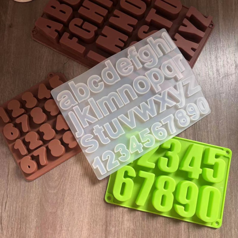 Number Silicone Cake Molds - Etsy