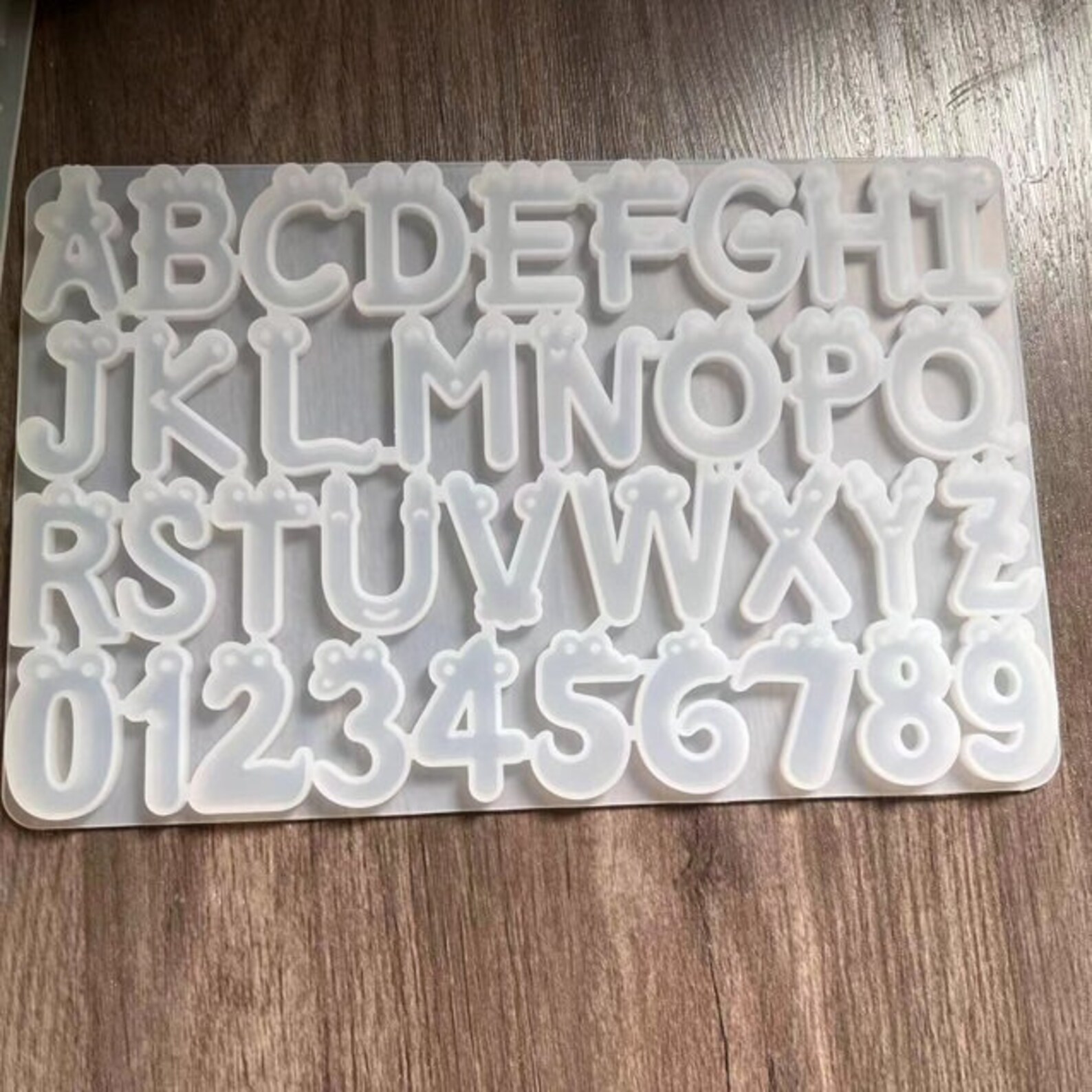 LETTERS MOLD Alphabet Silicone Fondant Mold Cake Decoration - Etsy