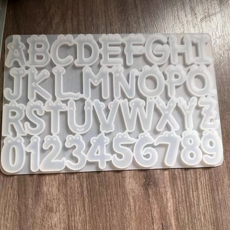 LETTERS MOLD Alphabet Silicone Fondant Mold Cake Decoration - Etsy