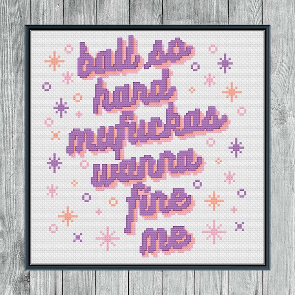 Rap Cross Stitch - Etsy