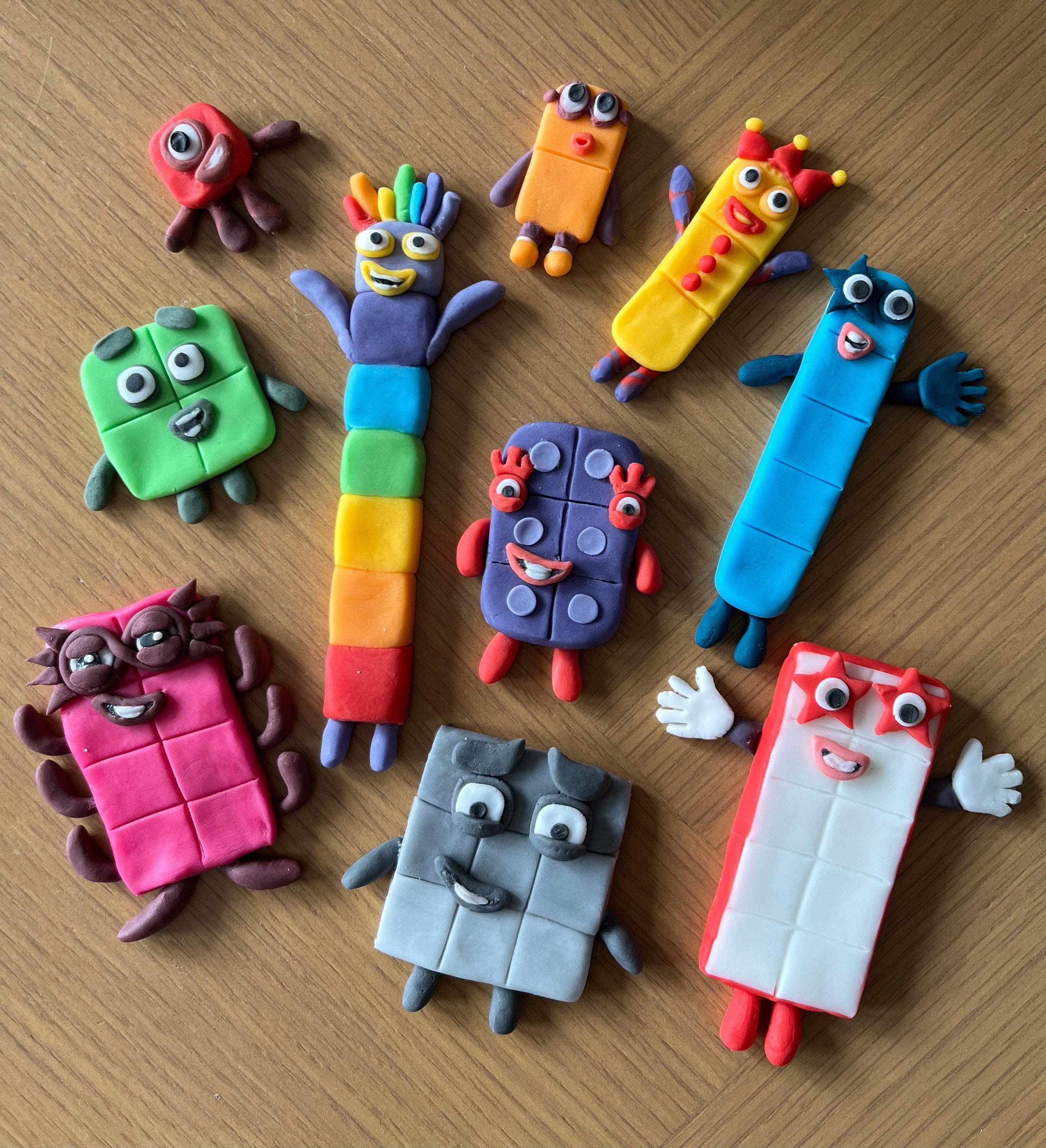 Numberblocks Cake Toppers - Etsy UK