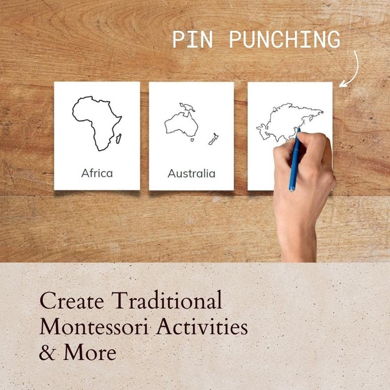 7 Continents Unit Study Preschool, Continent of the World Montessori 3 ...