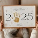 New Year High Five Handprint Craft Printable, 2025 Handprint Activity ...