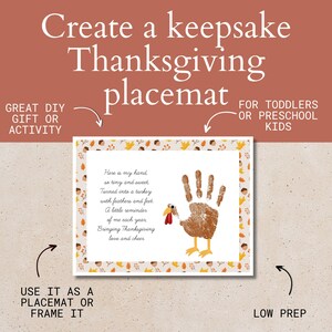 Thanksgiving Handprint Craft for Kids Template, Turkey Handprint ...