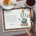 Thanksgiving Handprint Placemat Printable, Turkey Handprint Poem, Fall ...