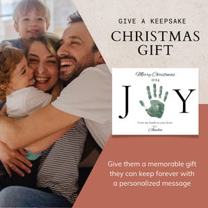 Joy Christmas Handprint Craft Preschool, Editable Toddler Hand Print ...