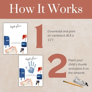 Handprint Craft Mail Carrier Printable, Community Helpers Activities ...