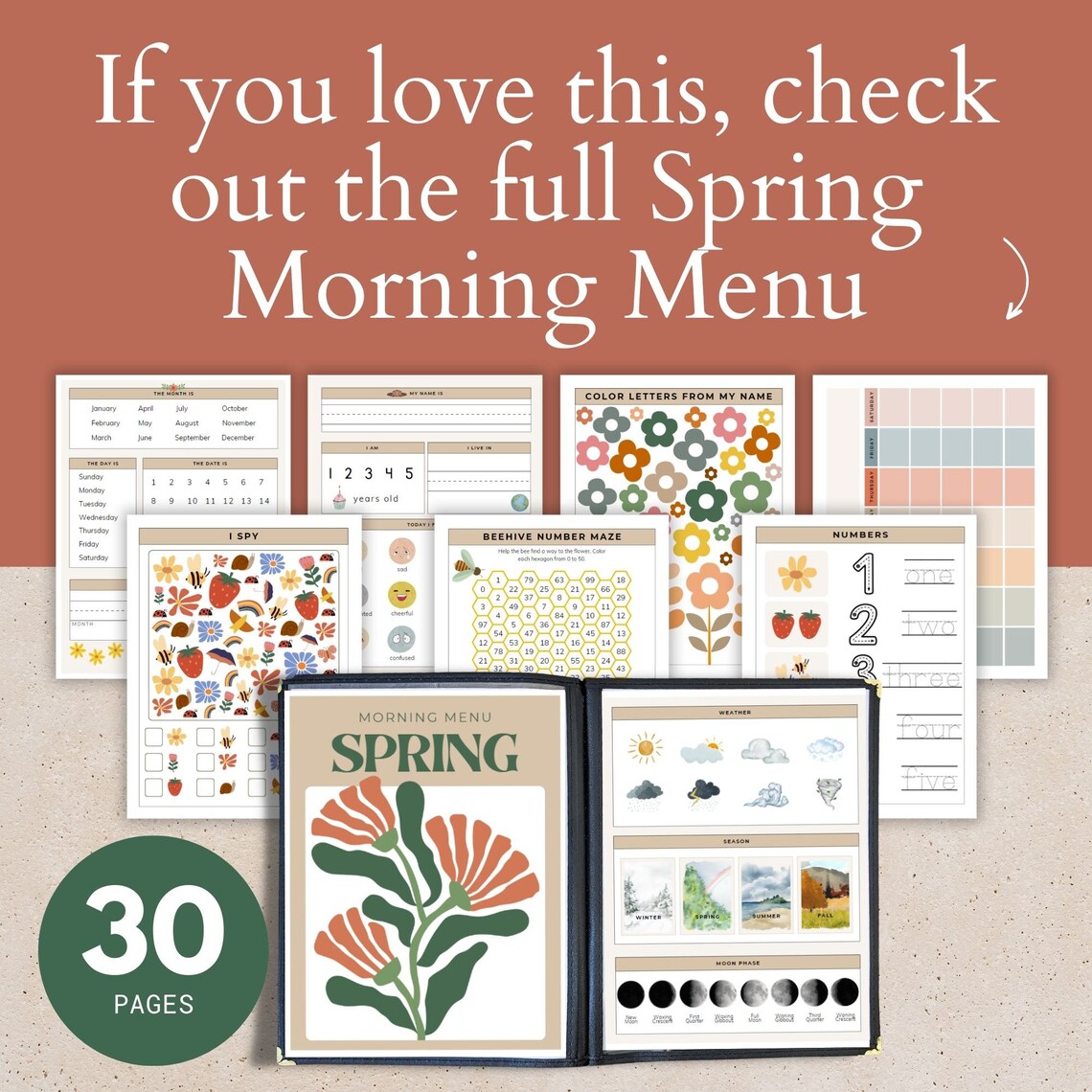 Custom Name Tracing Page Printable, Spring Activities for Kid, Editable ...