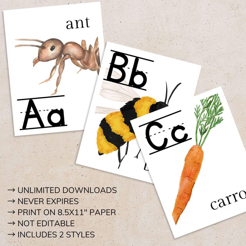 Garden Alphabet Poster, Garden Classroom Theme ABC Banner Printable ...