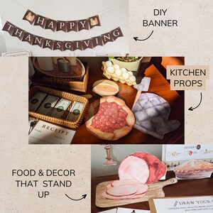 Thanksgiving Dramatic Play Set, Pretend Play Printable Fall Activity ...