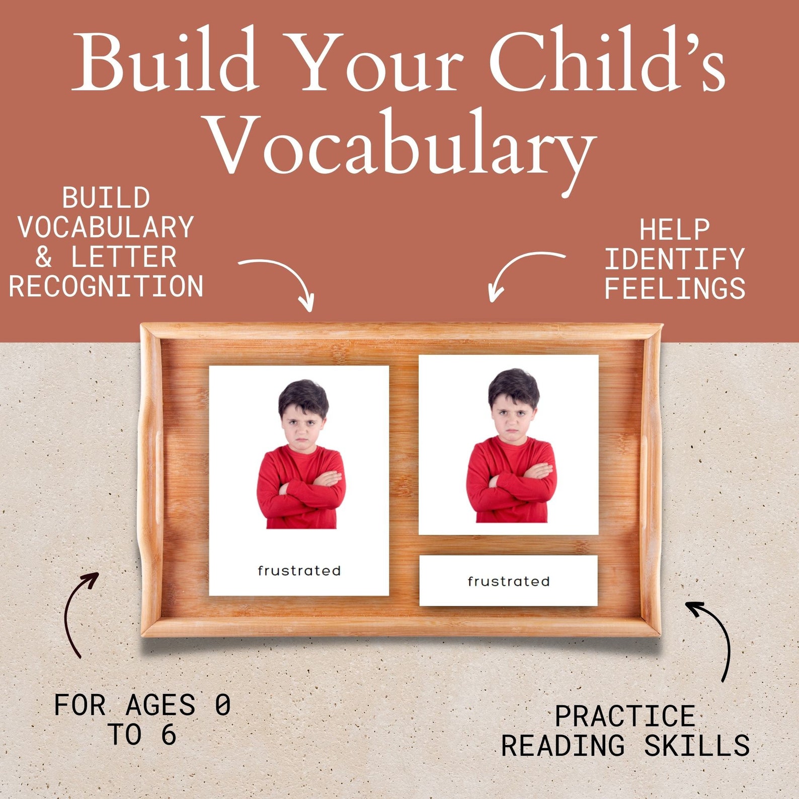 Emotion Cards for Toddlers, Feelings Flashcard Printable, Montessori 3 ...