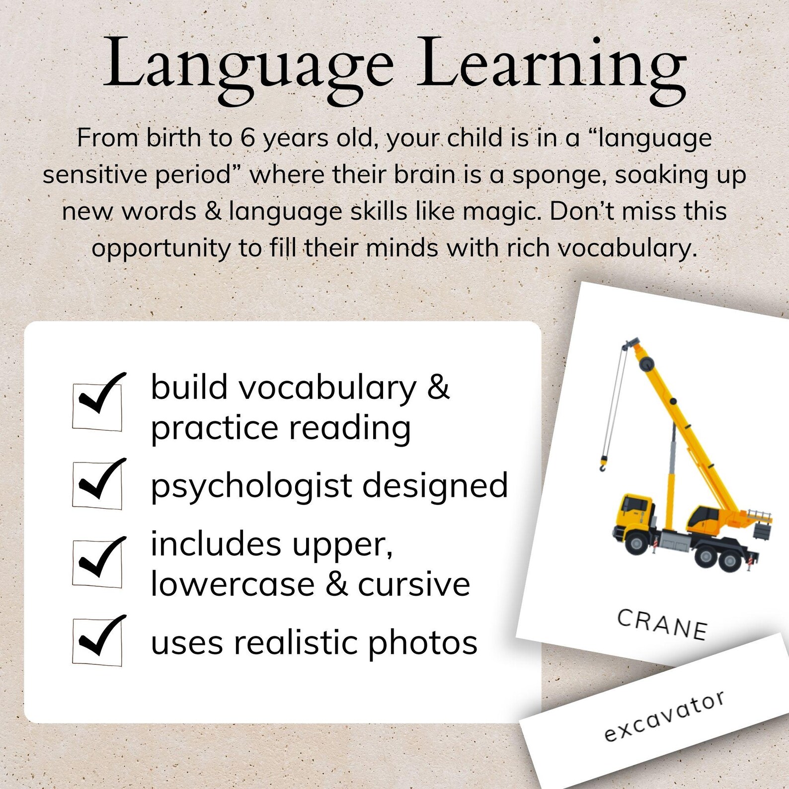 Construction Vehicle Flashcard Printable, Montessori 3 Part Cards for ...