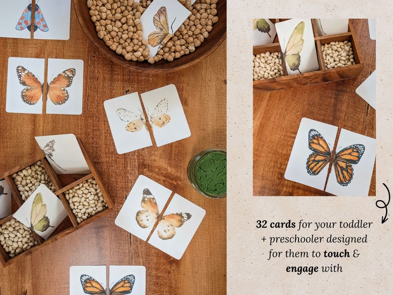 Butterfly Matching Game for Preschool Afterschool Activities - Etsy
