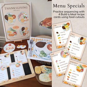 Thanksgiving Dramatic Play Set, Pretend Play Printable Fall Activity ...