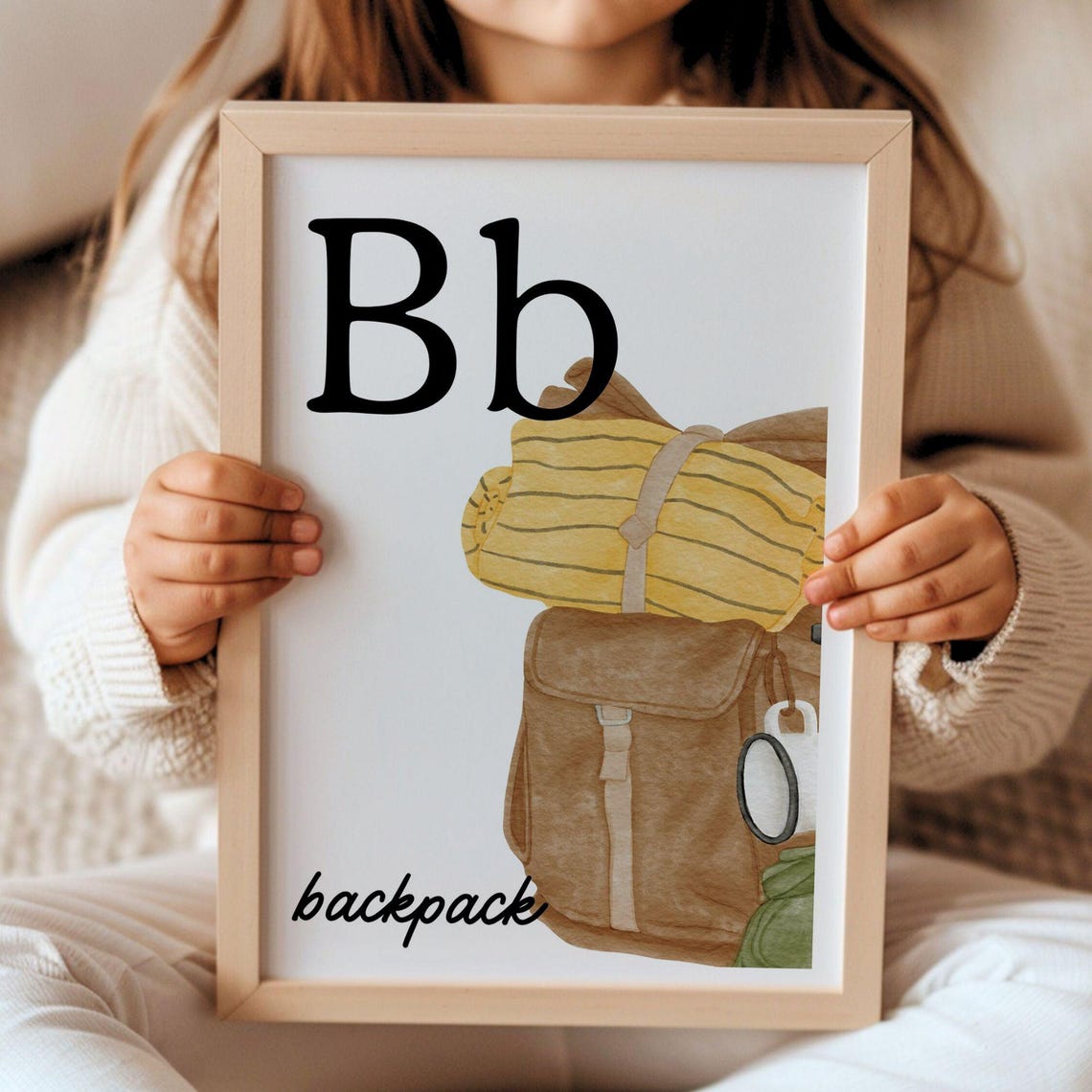 Camping Alphabet Poster Classroom Large, Printable Camping Posters for ...