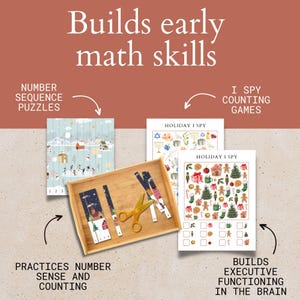 Christmas Unit Study Homeschool, I Spy Christmas Morning Basket ...