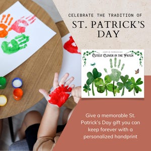 Cutest Clover in the Patch Handprint Craft Template for Kindergarten ...