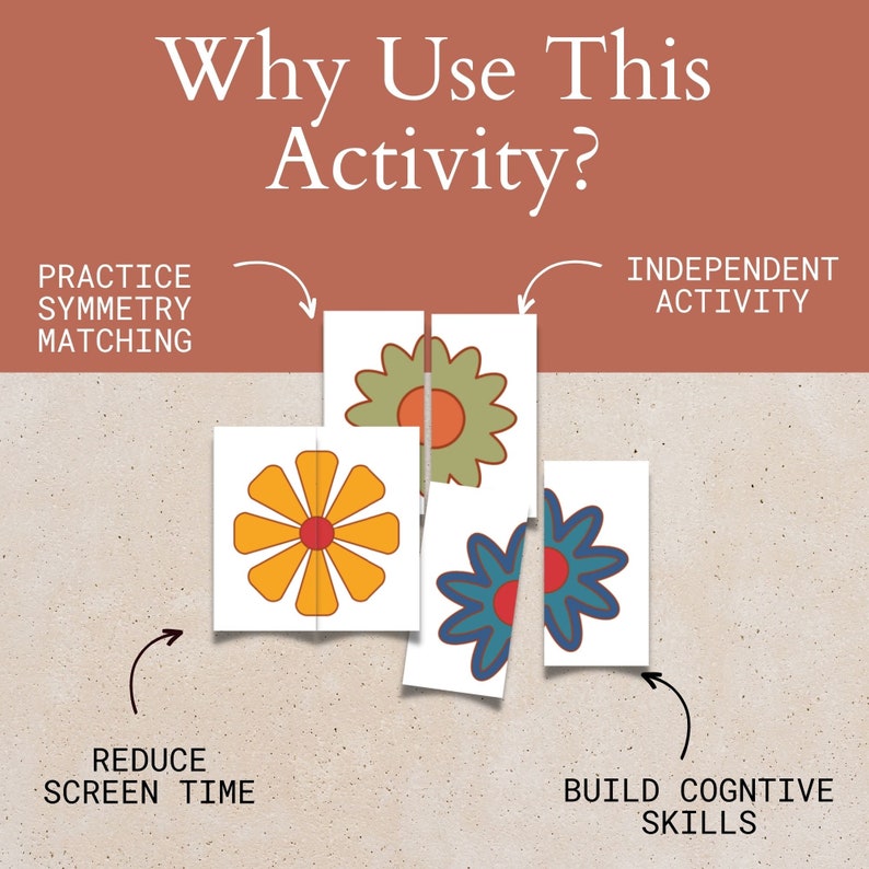 Flower Matching Game Printable, Spring Activity for Preschool, Memory ...