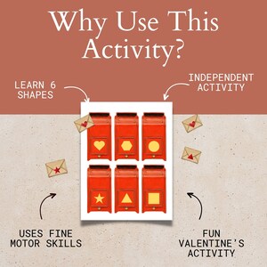 2D Shape Sorting, Valentines Day Kids Activities Printable, Hands on ...
