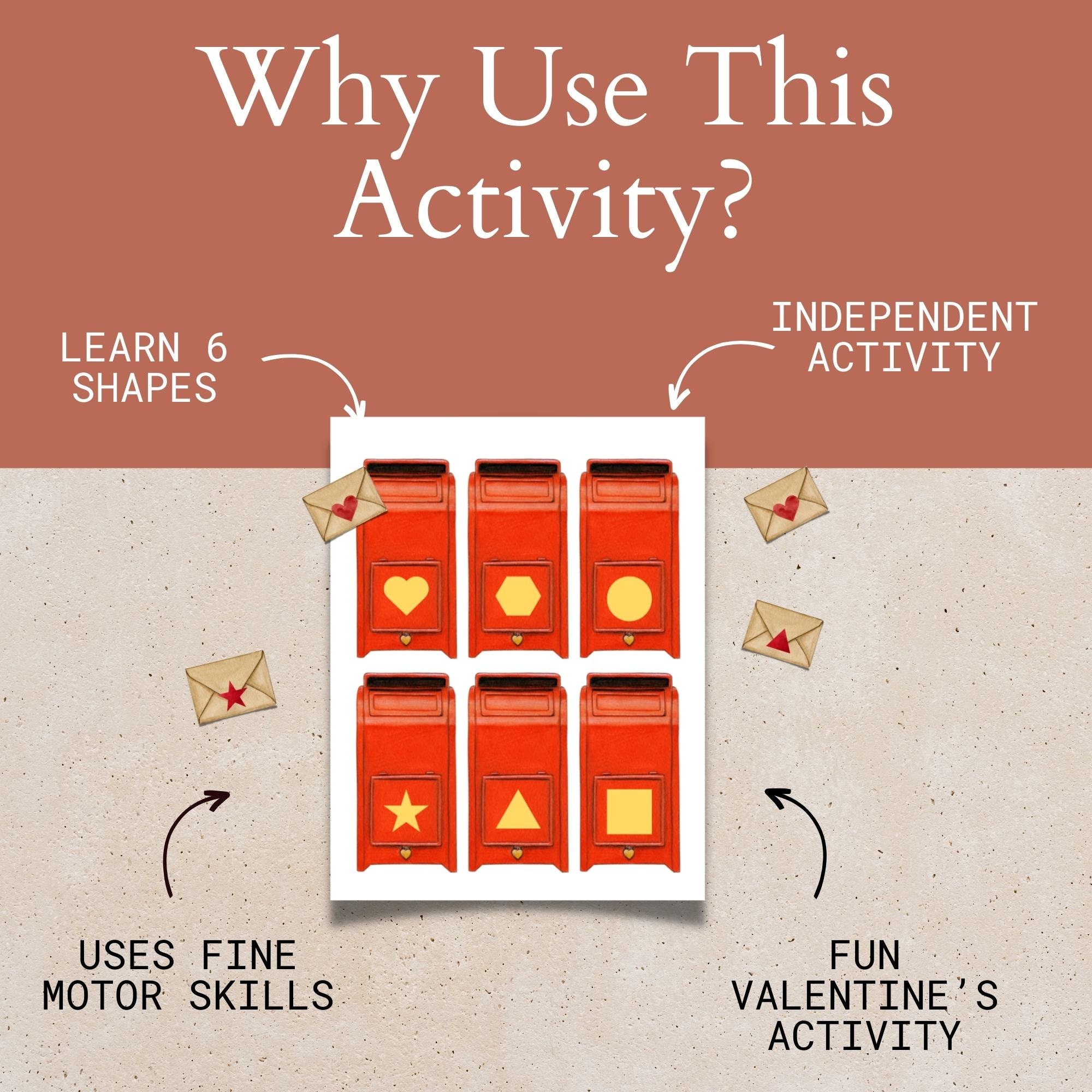 2D Shape Sorting, Valentines Day Kids Activities Printable, Hands on ...
