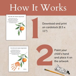 Main Squeeze Valentine Handprint Art Kid, DIY Handprint Craft for ...