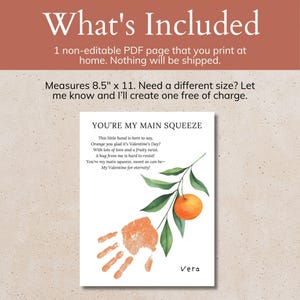 Main Squeeze Valentine Handprint Art Kid, DIY Handprint Craft for ...