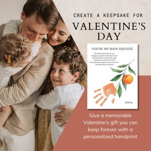 Main Squeeze Valentine Handprint Art Kid, DIY Handprint Craft for ...