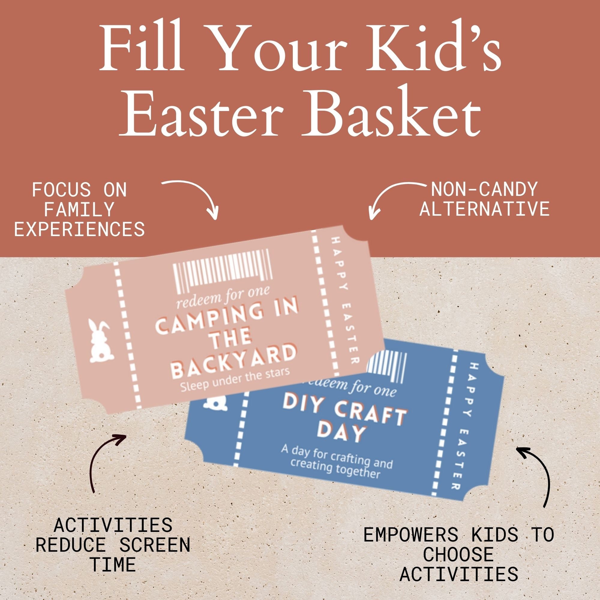 Easter Egg Filler Coupon Printable, Bunny Buck Non Candy Easter Basket ...