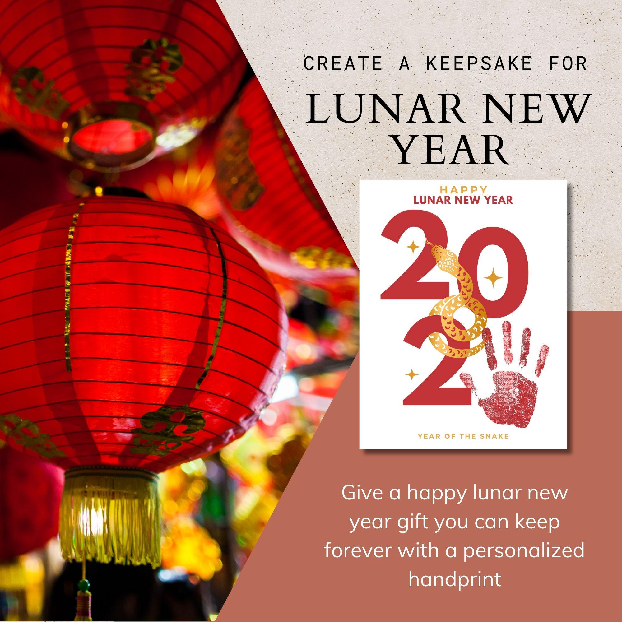 Lunar New Year Handprint Craft Toddler, Chinese New Year Hand Print Art ...