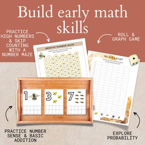 Bee Unit Study Preschool Learning Bundle, 4 Year Old Learning ...