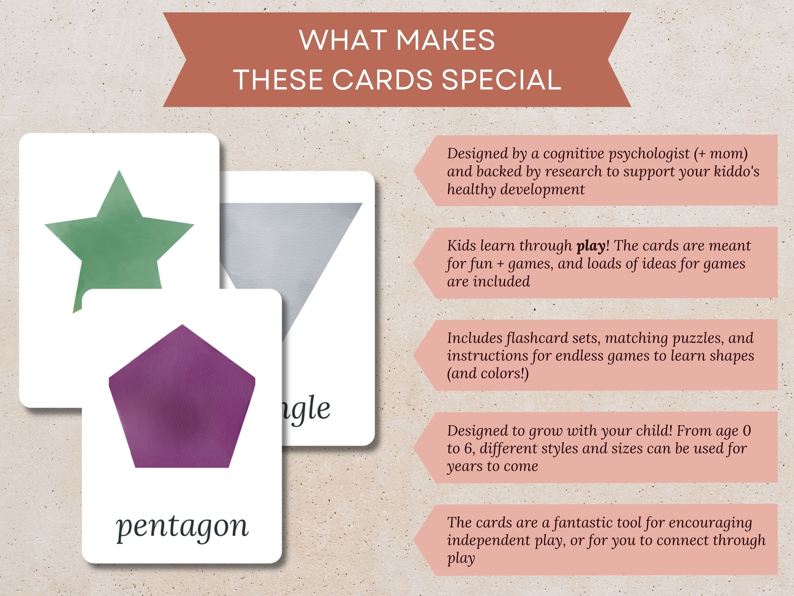 Montessori Shapes Flashcards for Toddler, 3 Part Card Printable ...