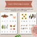 Nature Number Count and Clip Cards, Clothespin Game Printable ...