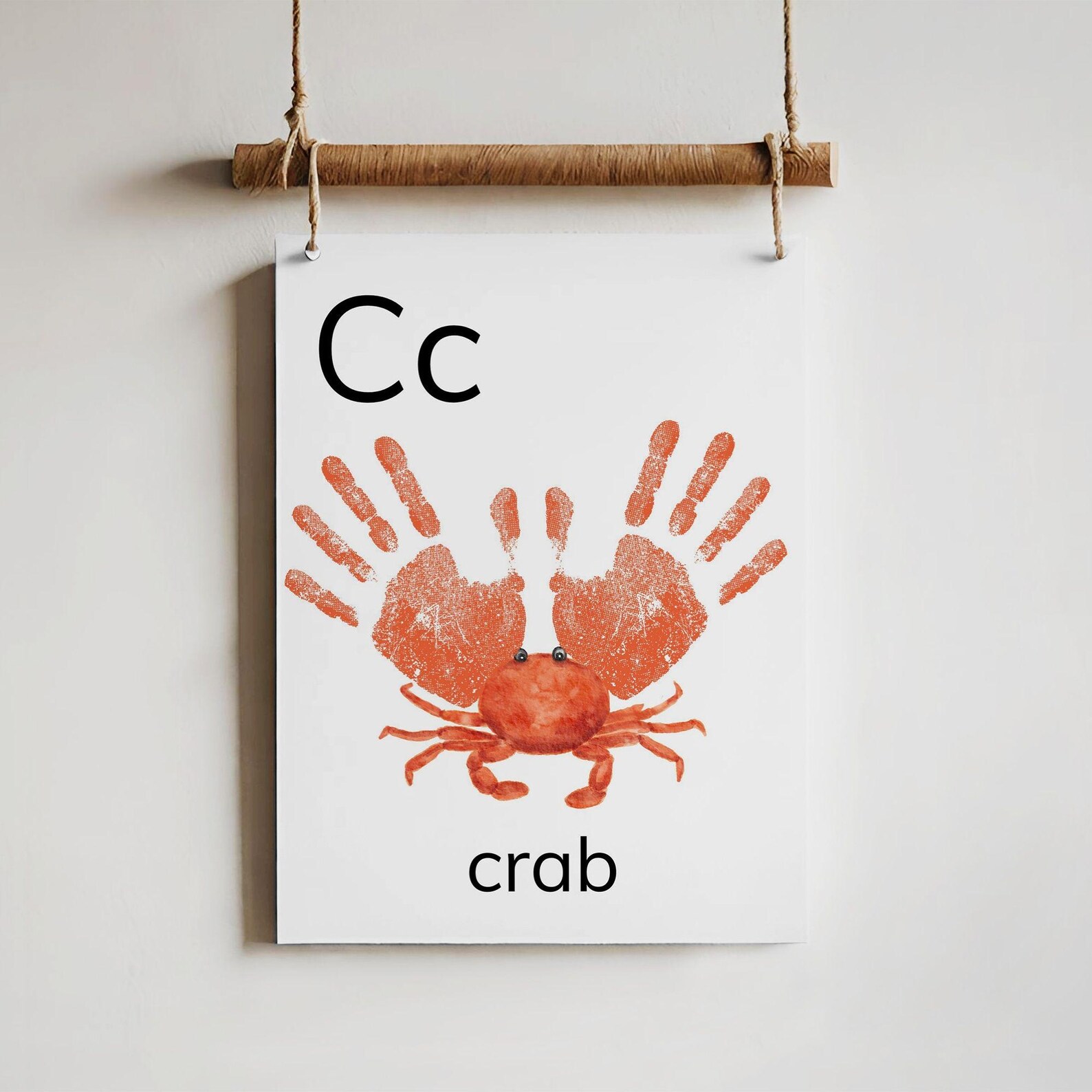 Alphabet Handprint Craft Bundle, A-Z Handprint Animal Alphabet Book ...