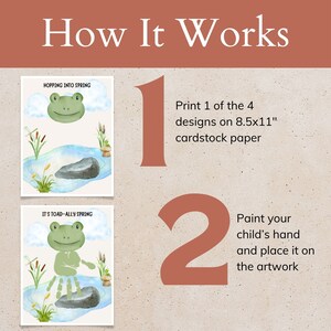 Spring Handprint Craft Template Printable, Frog Craft Preschool Teacher ...