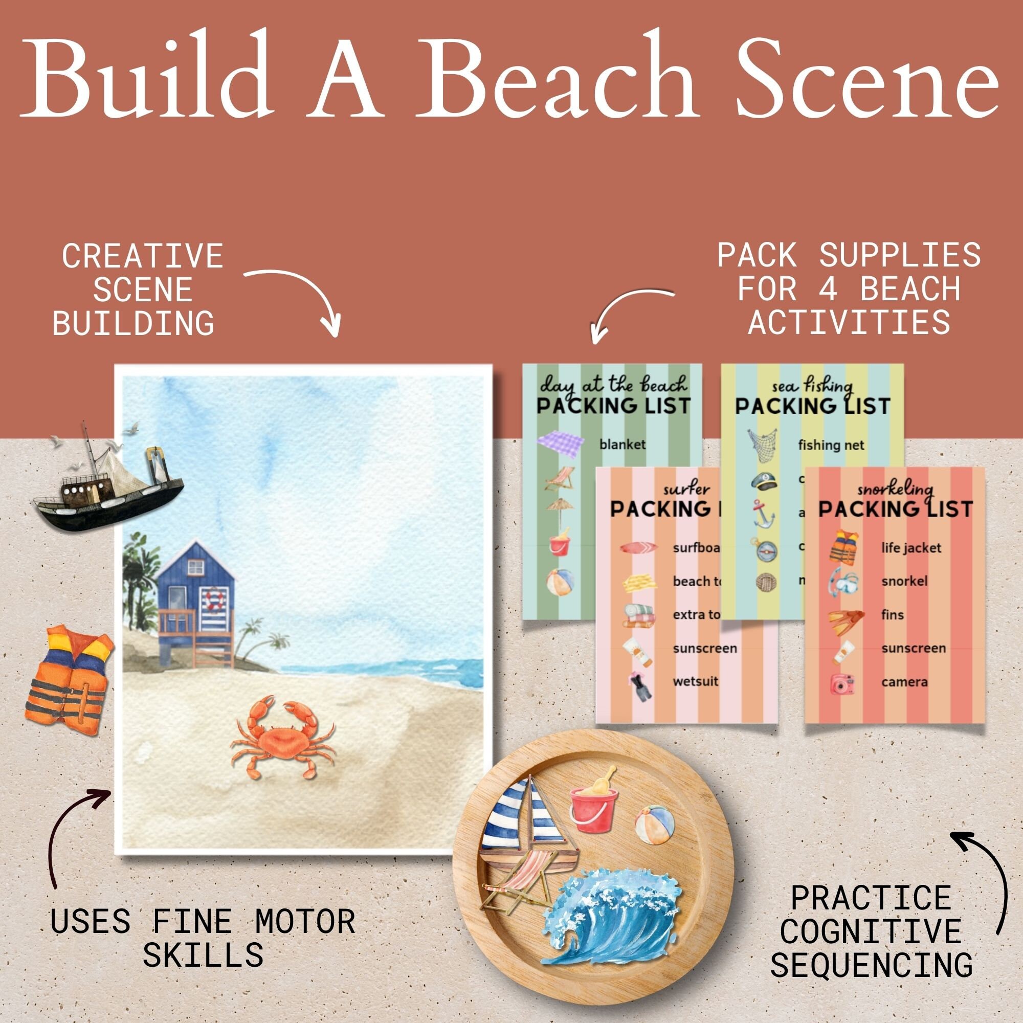 Montessori Ocean Activities Preschool Learning Bundle, Ocean Unit Study ...