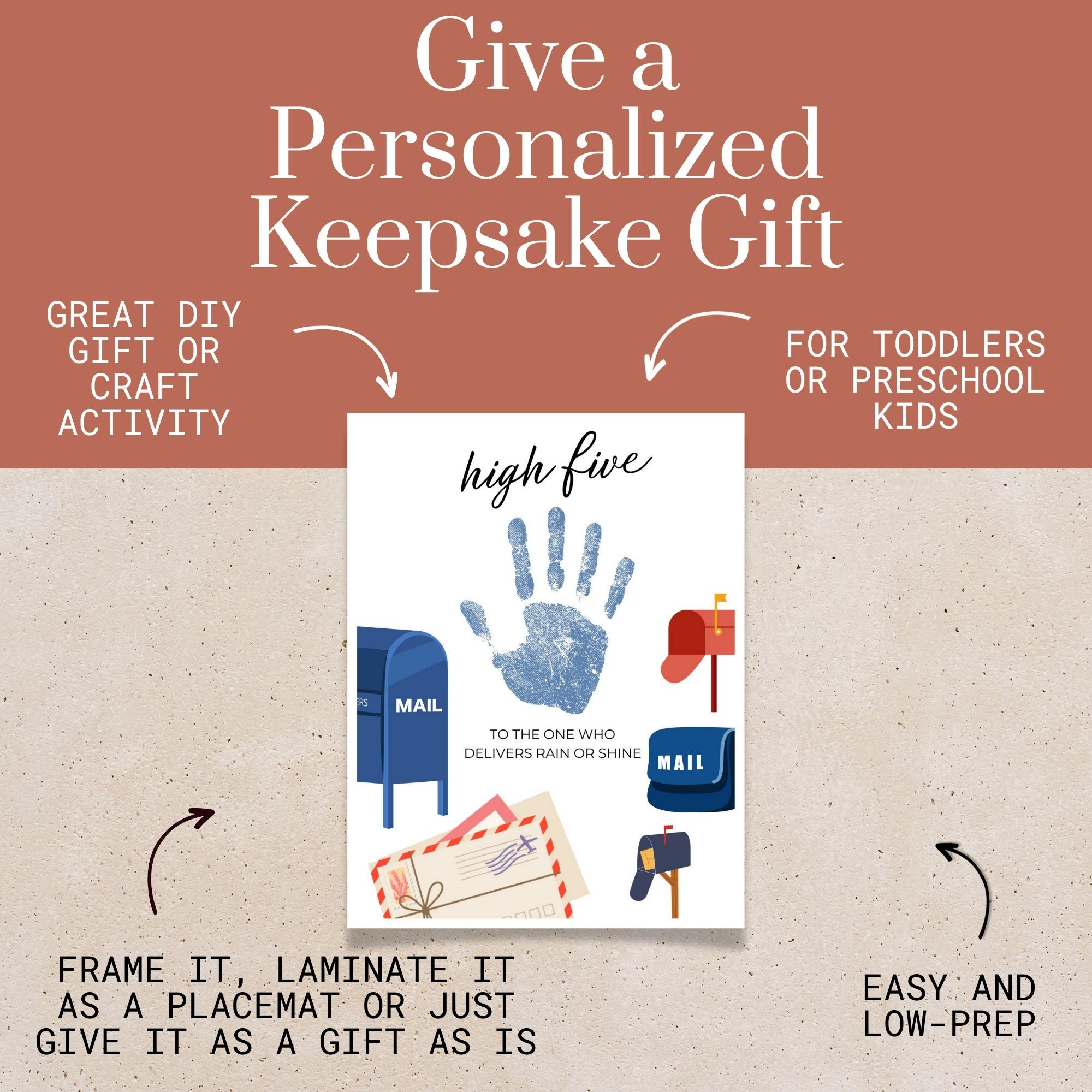Handprint Craft Mail Carrier Printable, Community Helpers Activities ...