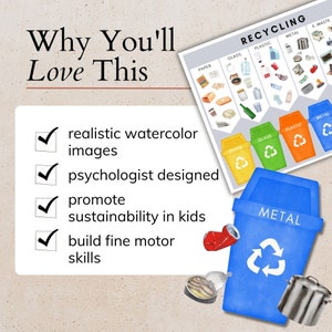 Garbage Sorting Activity Kindergarten Game, Waste Sorting Recycling ...